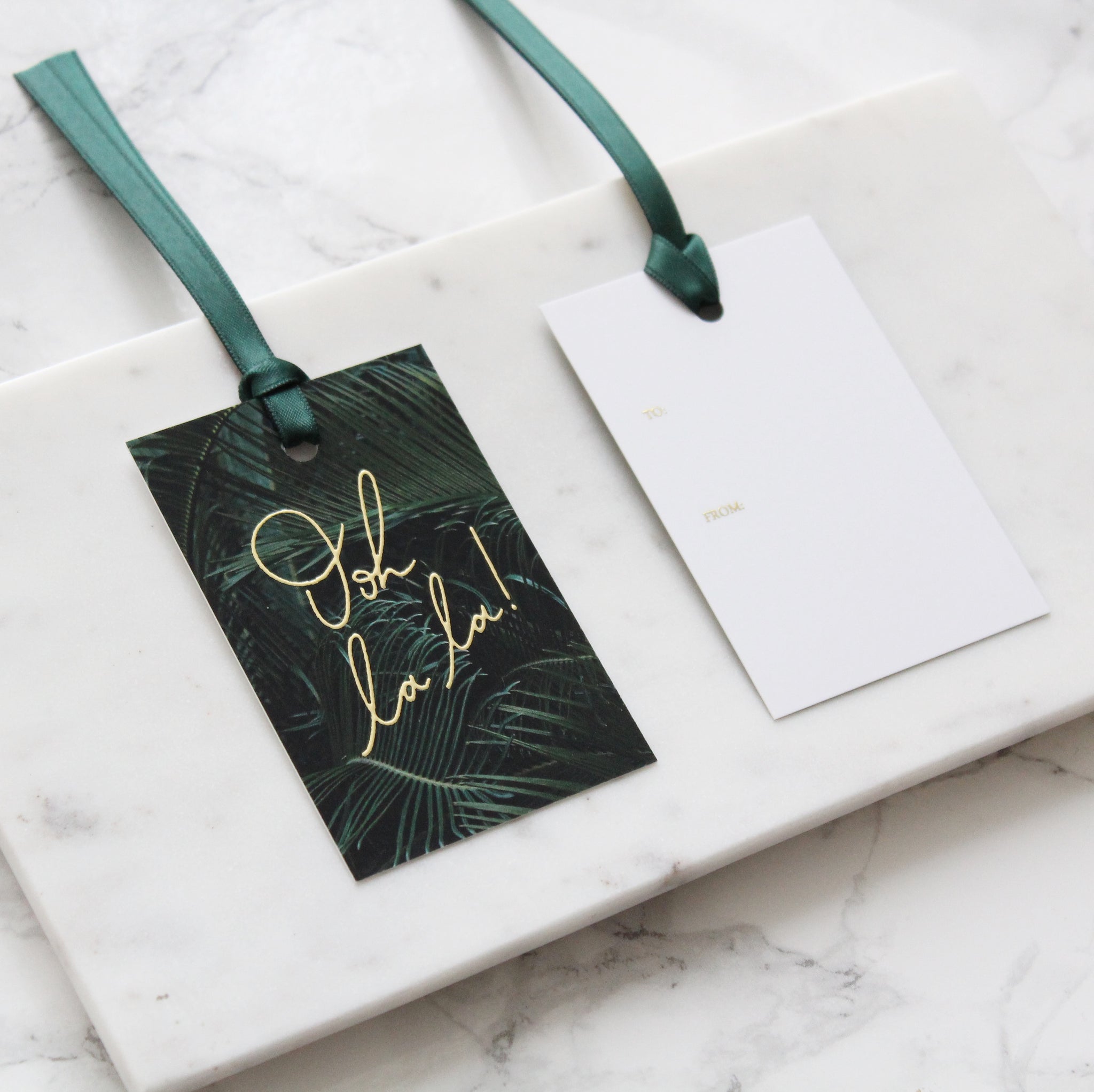 Pack of 6 'Ooh La La!' Gold Foil Gift Tags - Gift Tag – Sonni & Blush